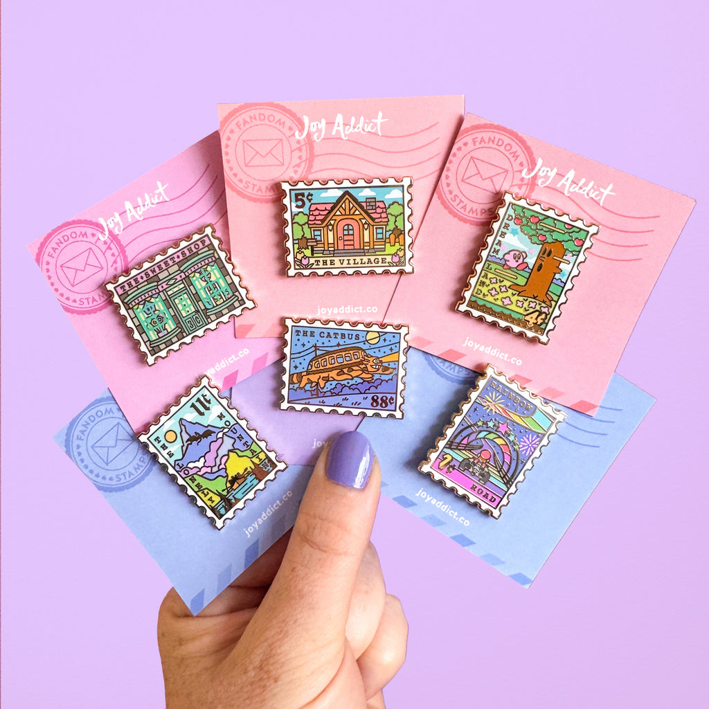 The Village Enamel Pin | Stamp Collection | Fan Art | Fandom Enamel ...