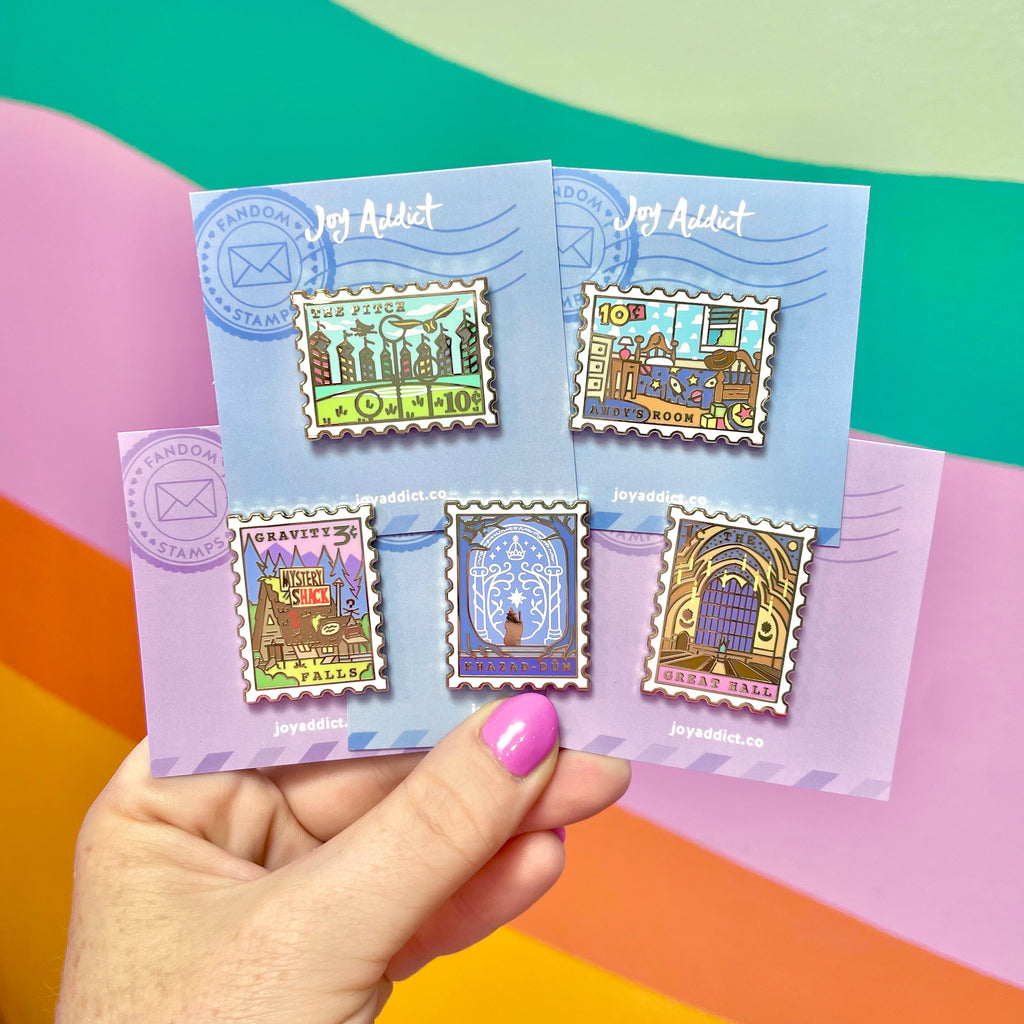 Gravity Falls Enamel Pin | Stamp Collection | Fan Art – Joy Addict