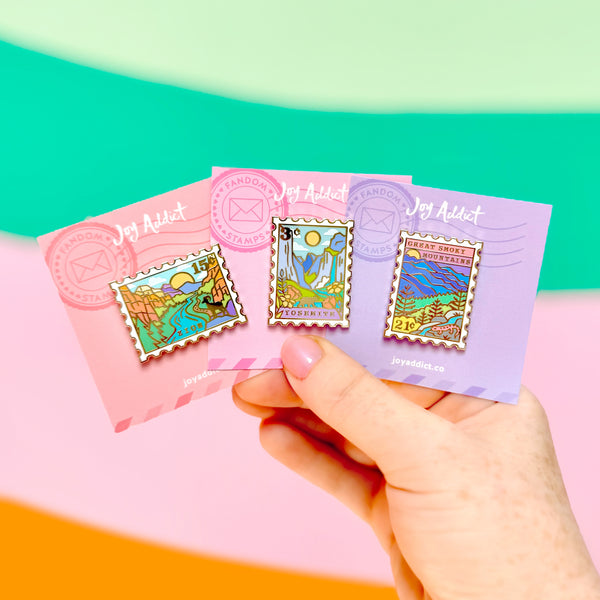 Yosemite Enamel Pin | The Travel Series | National Parks | Stamp ...