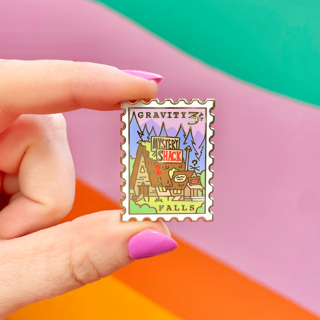 Gravity Falls Enamel Pin | Stamp Collection | Fan Art – Joy Addict