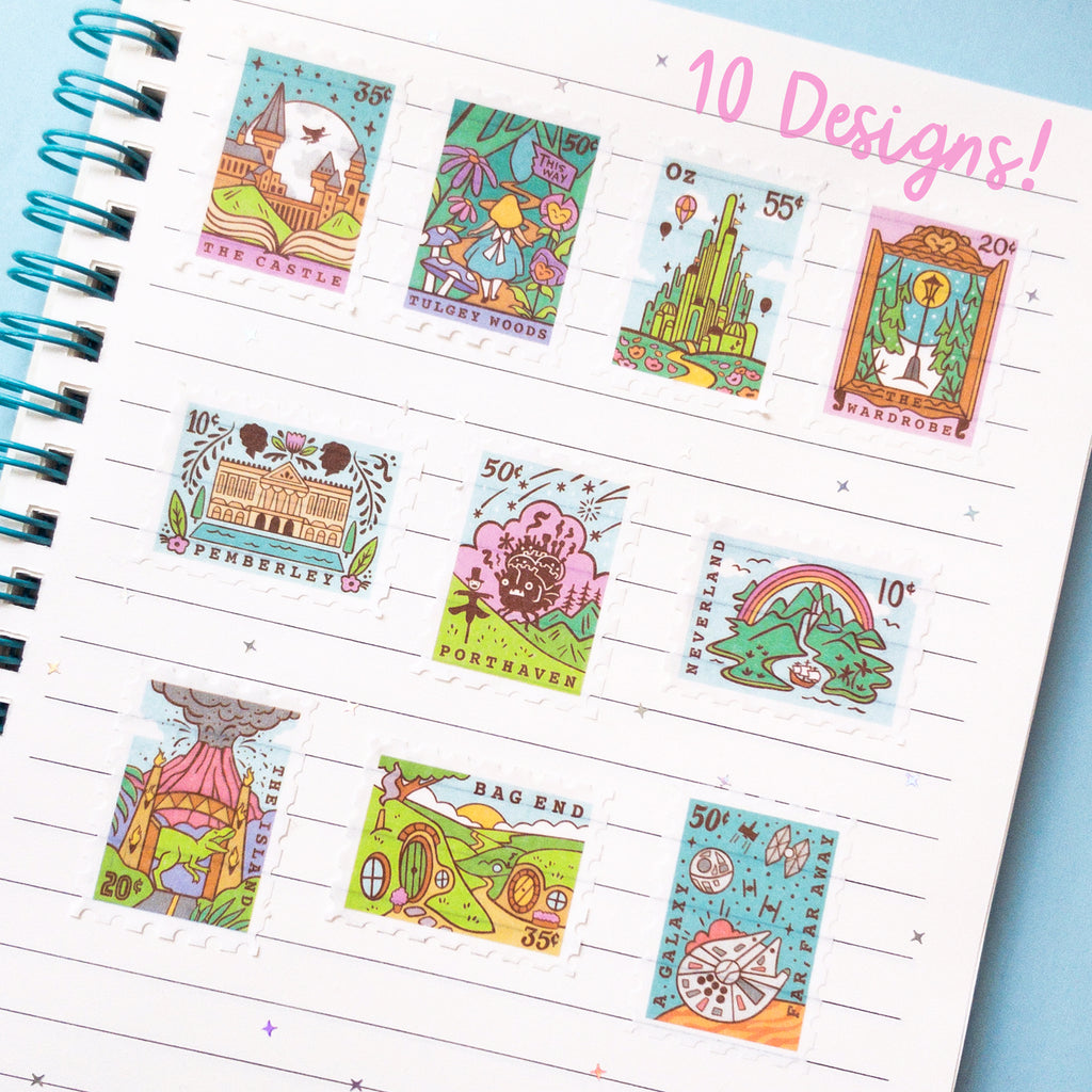 Fandom Stamp Washi Tape | Collection 1 | Fan Art by Joy Addict