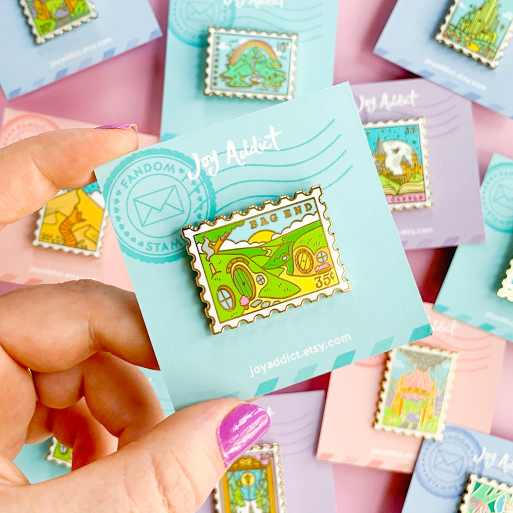 Bag End Enamel Pin | Stylish Middle-earth Fan Art Accessory – Joy Addict