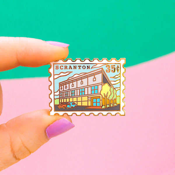 Scranton Enamel Pin | Office Fan Art | Fandom Enamel Pins – Joy Addict