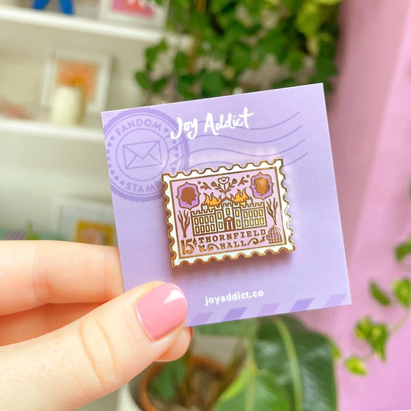 Thornfield Hall Enamel Pin | Jane Eyre Fan Art | Fandom Stamp Pins ...